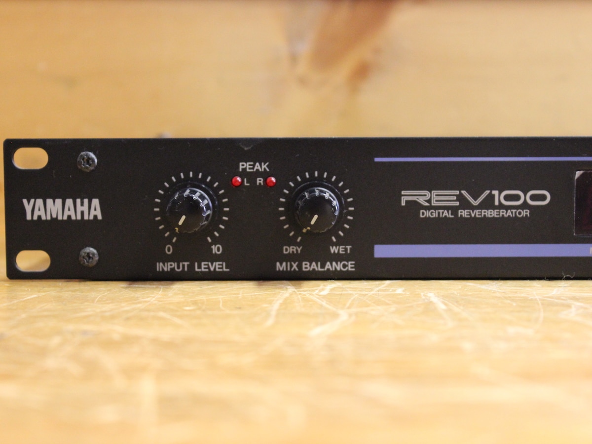 【中古】YAMAHA REV100 デジタルリバーブプロセッサー ラックエフェクター - 神奈川県の中古楽器店 パプリカミュージックストア